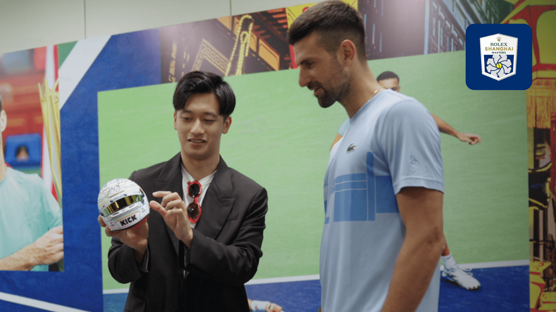 Watch ATP meets F1: Alcaraz and Djokovic meet Zhou Online | DAZN UY