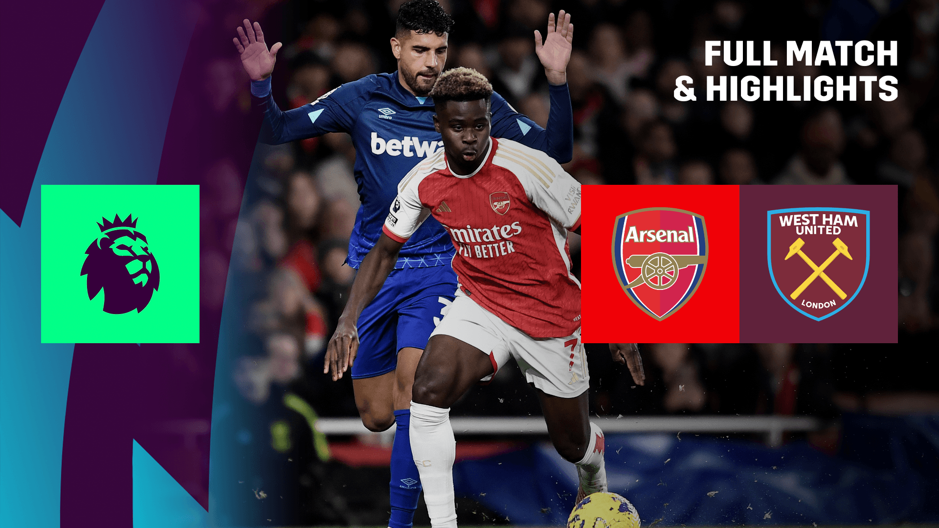 Watch Arsenal x West Ham Live Stream | DAZN PT
