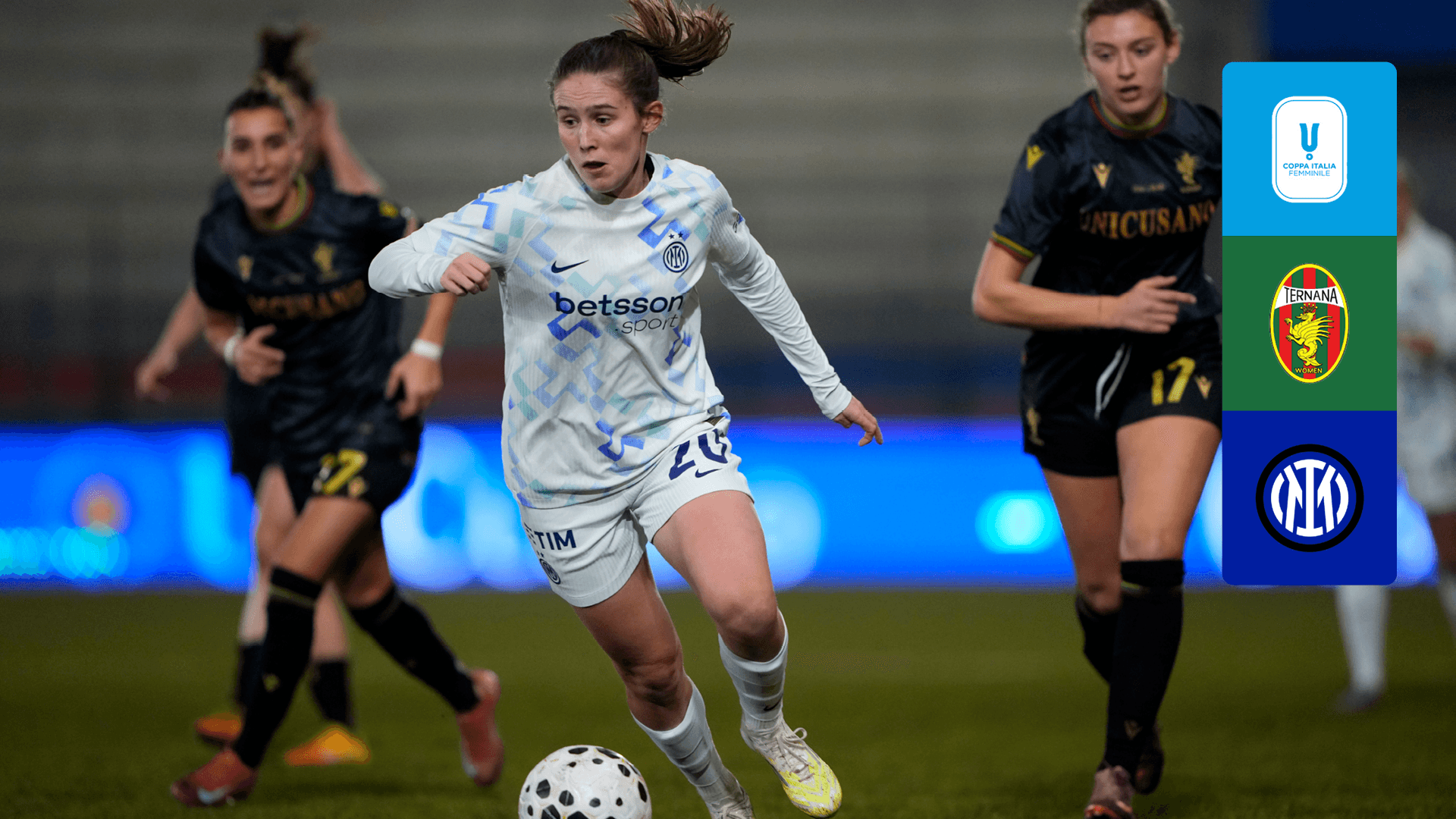 شاهد البث المباشر لـ تيرنانا ضد إنتر | DAZN SA