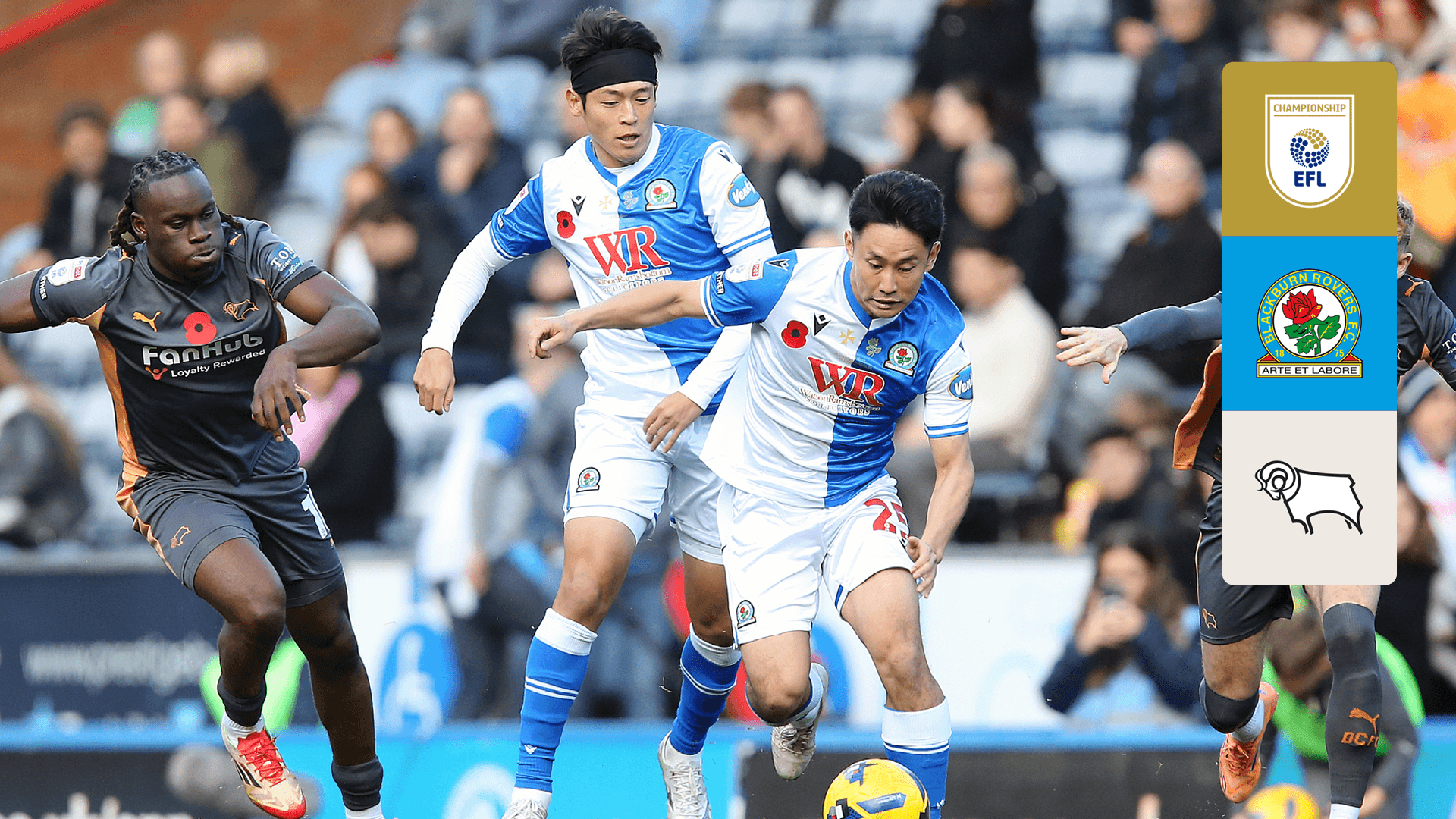 Watch Blackburn Rovers v Derby County Live Stream Online | DAZN JP