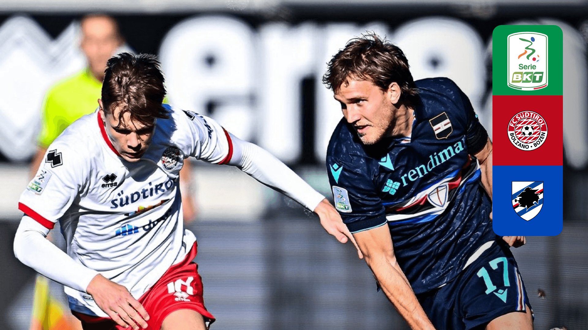 Watch Südtirol - Sampdoria Live Stream | DAZN IT