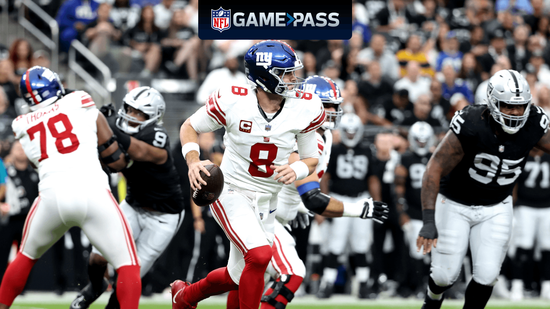 Watch Giants @ Raiders Live Stream | DAZN AT