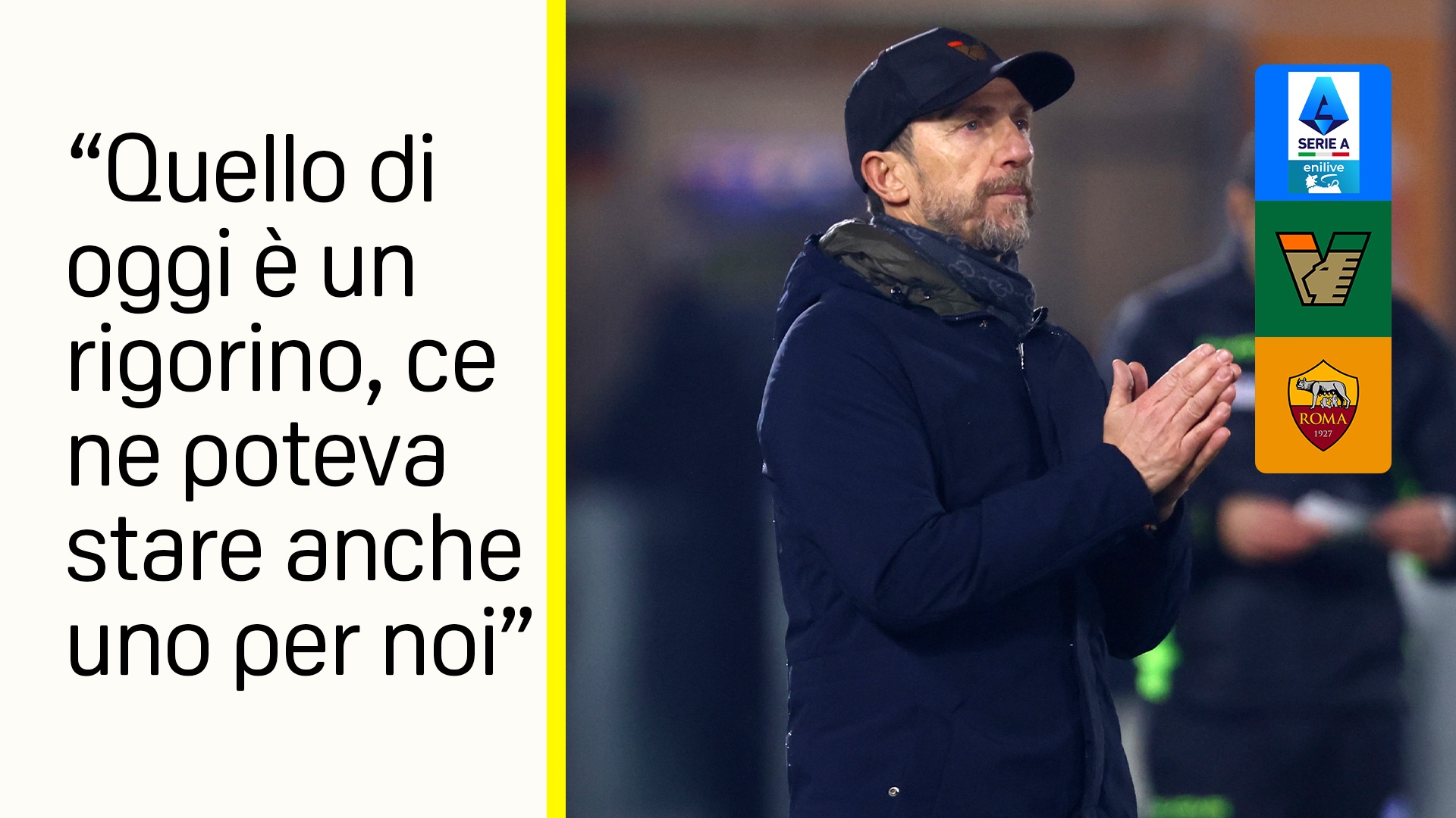 Watch Venezia v Roma: post match interview 2 Online | DAZN IT