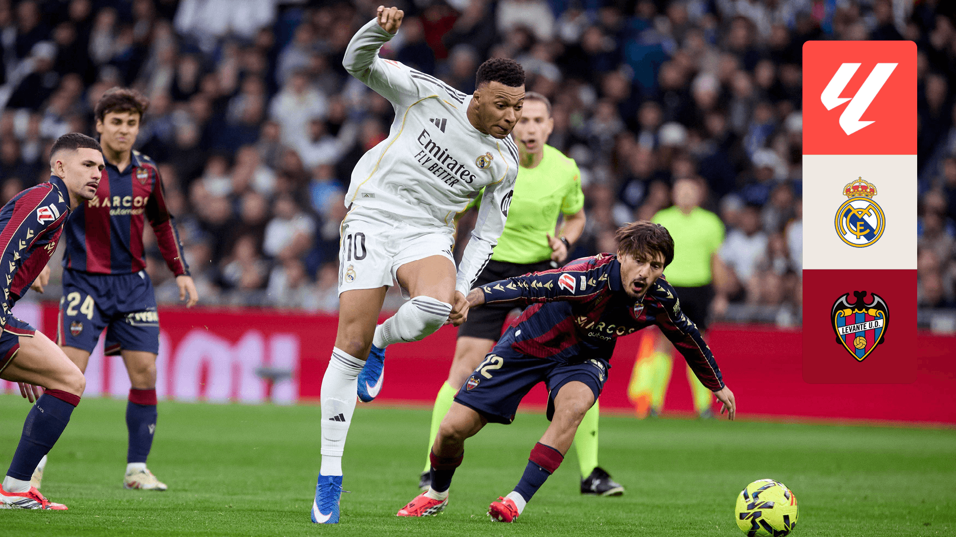Watch Real Madrid - Levante Live Stream Online | DAZN BE