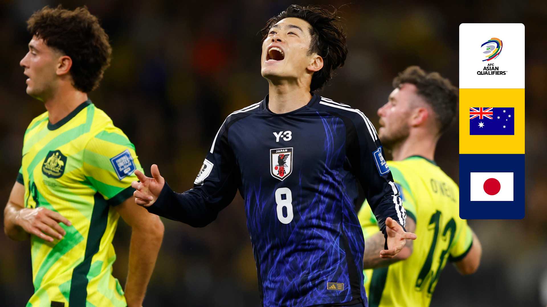 Watch Australia v Japan Live Stream Online | DAZN JP