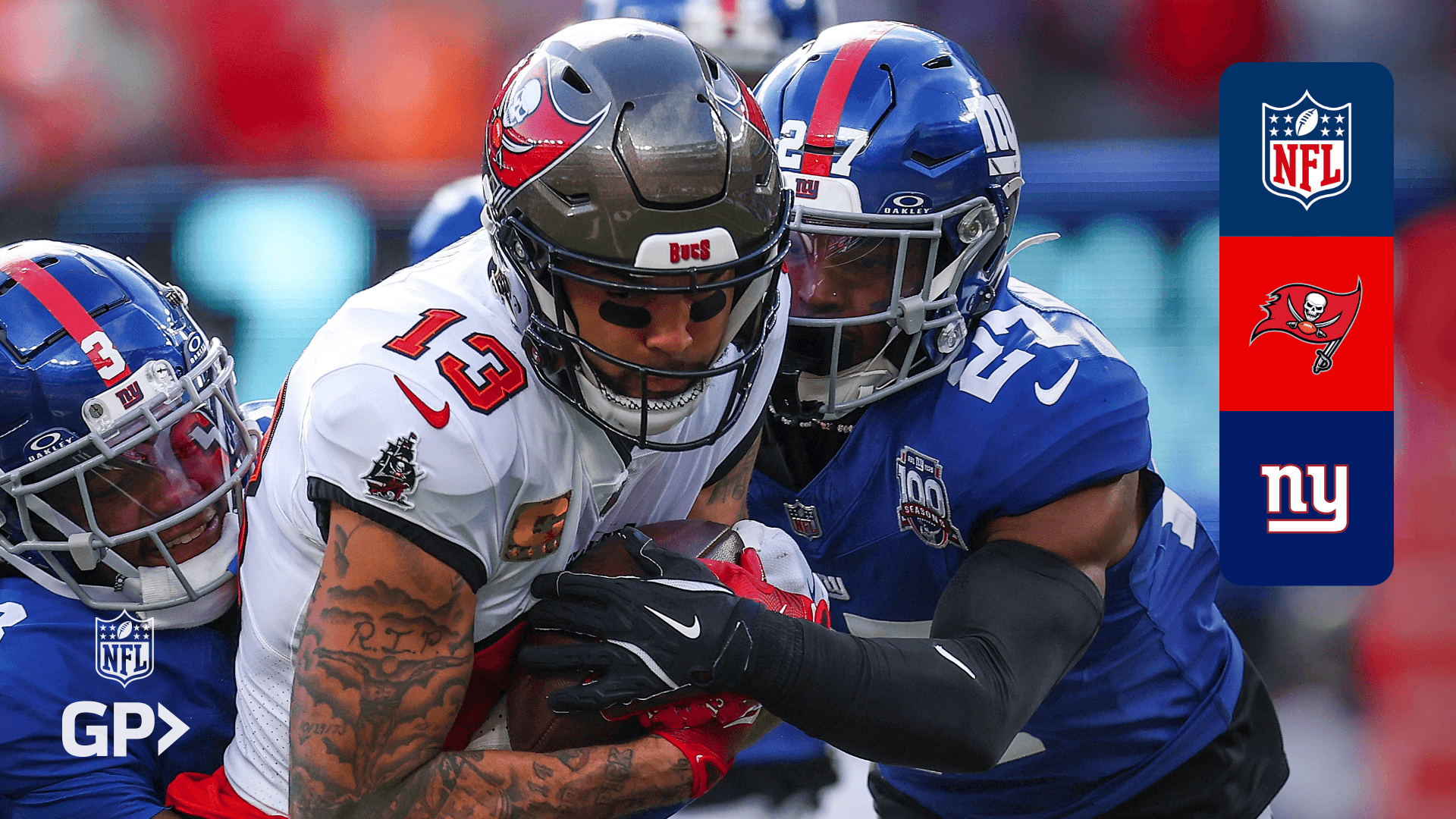 Watch Buccaneers @ Giants Live Stream | DAZN AE