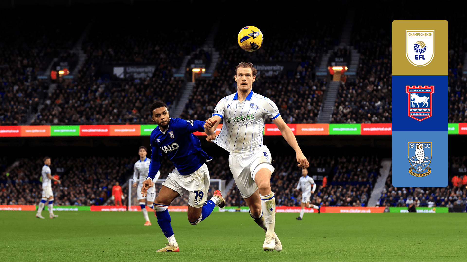 Regarder Ipswich vs. Sheffield Wednesday en Direct Live | DAZN CA