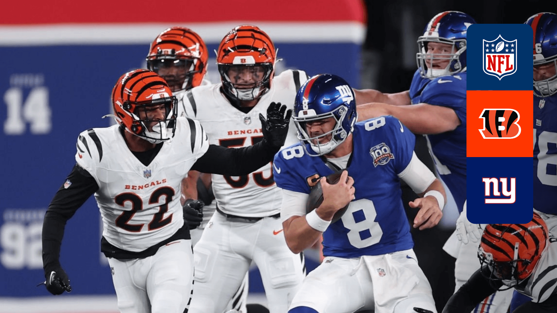 Cincinnati Bengals @ NY Giants in Diretta Streaming | DAZN IT