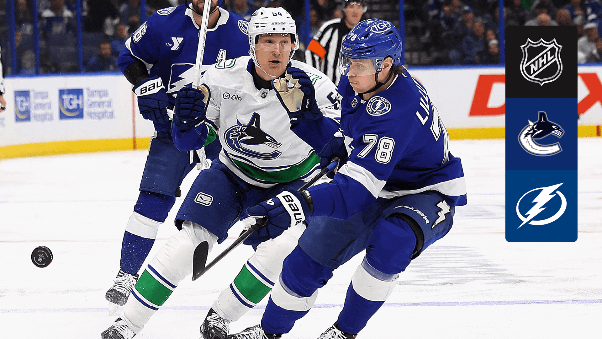 Watch Canucks @ Lightning Live Stream Online | DAZN YT