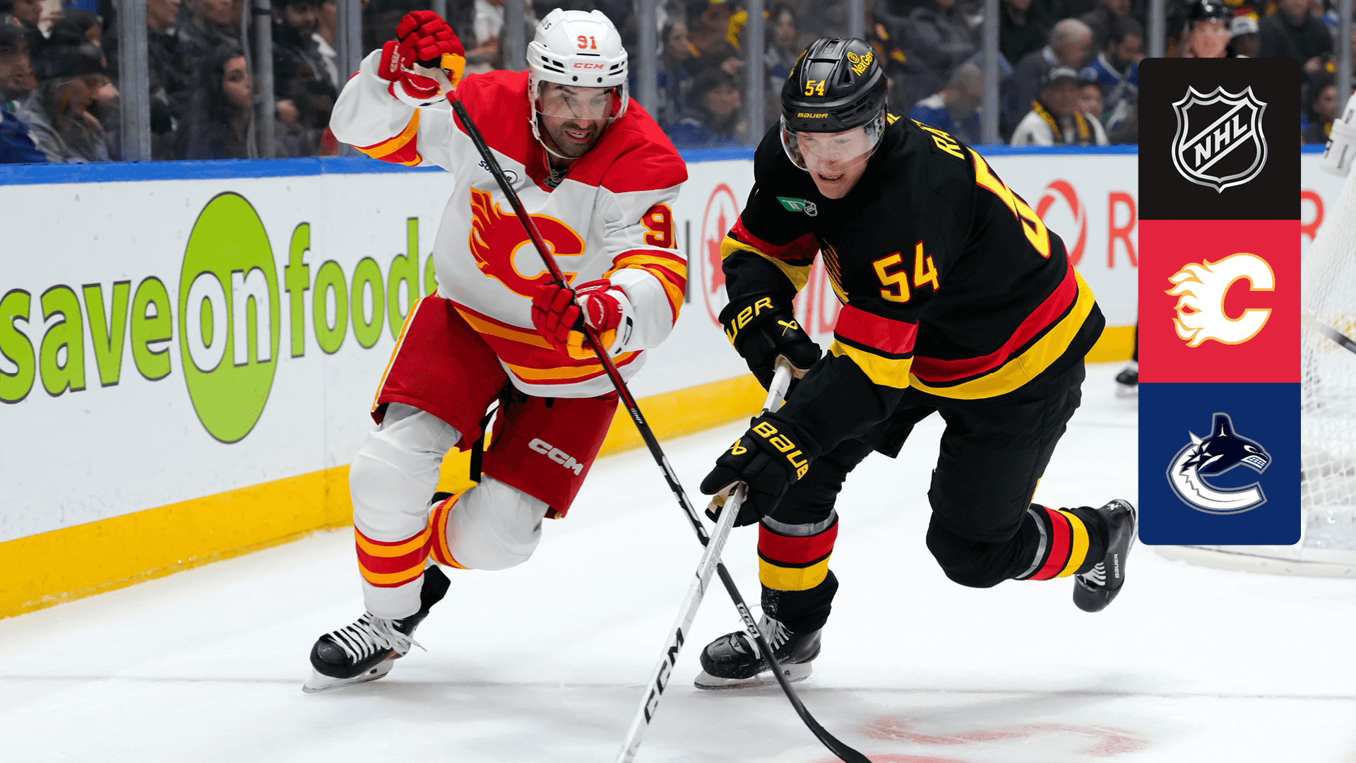 Watch Flames @ Canucks Live Stream Online | DAZN YT