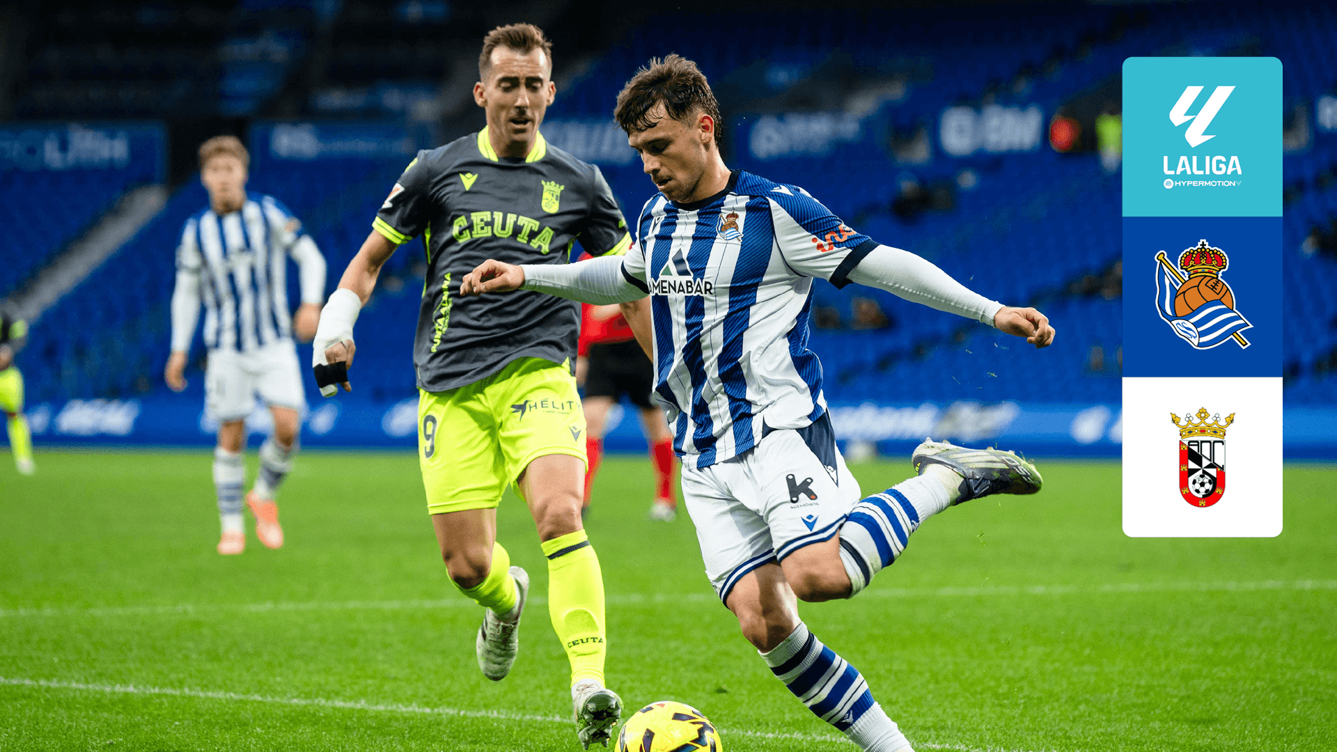 Watch Real Sociedad B - AD Ceuta FC Live Stream Online | DAZN ES