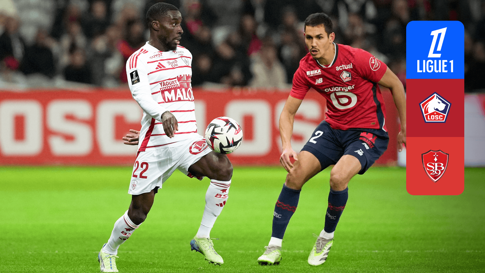Watch Lille - Brest (French commentary) Live Stream | DAZN CH