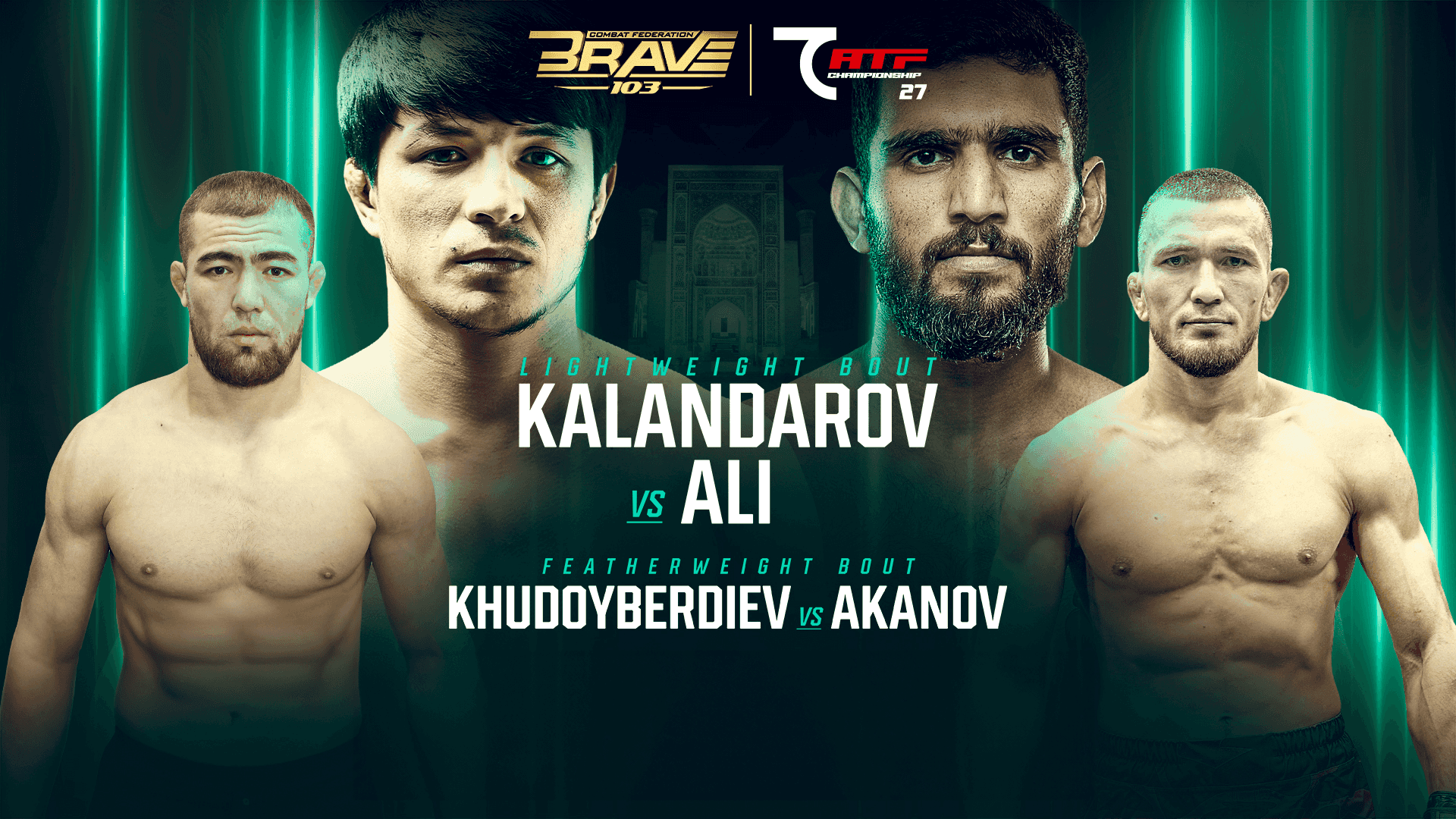 Watch Brave CF 103 - Uzbekistan Live Stream Online | DAZN AE