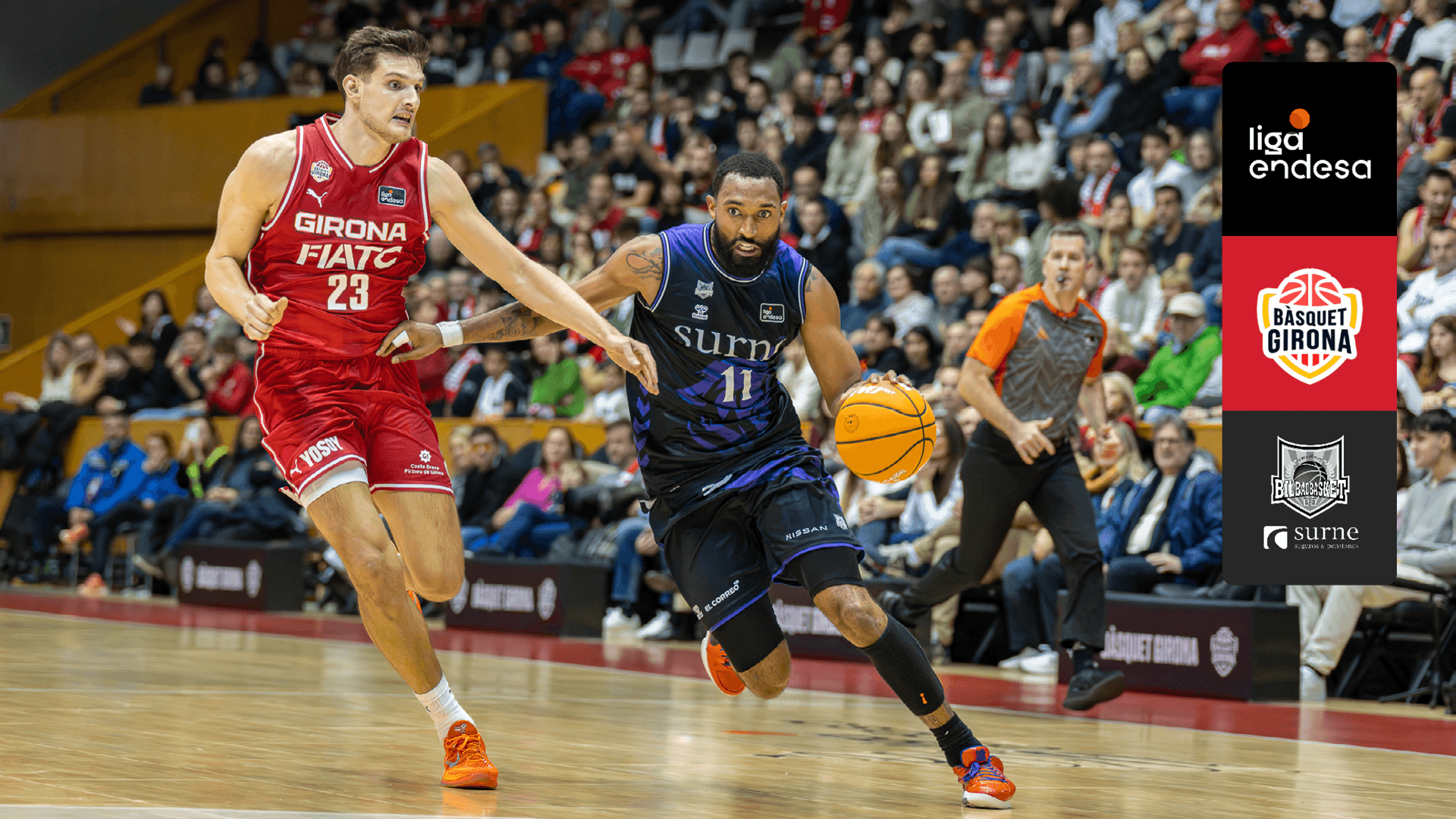 Watch Bàsquet Girona - Surne Bilbao Live Stream Online | DAZN ES