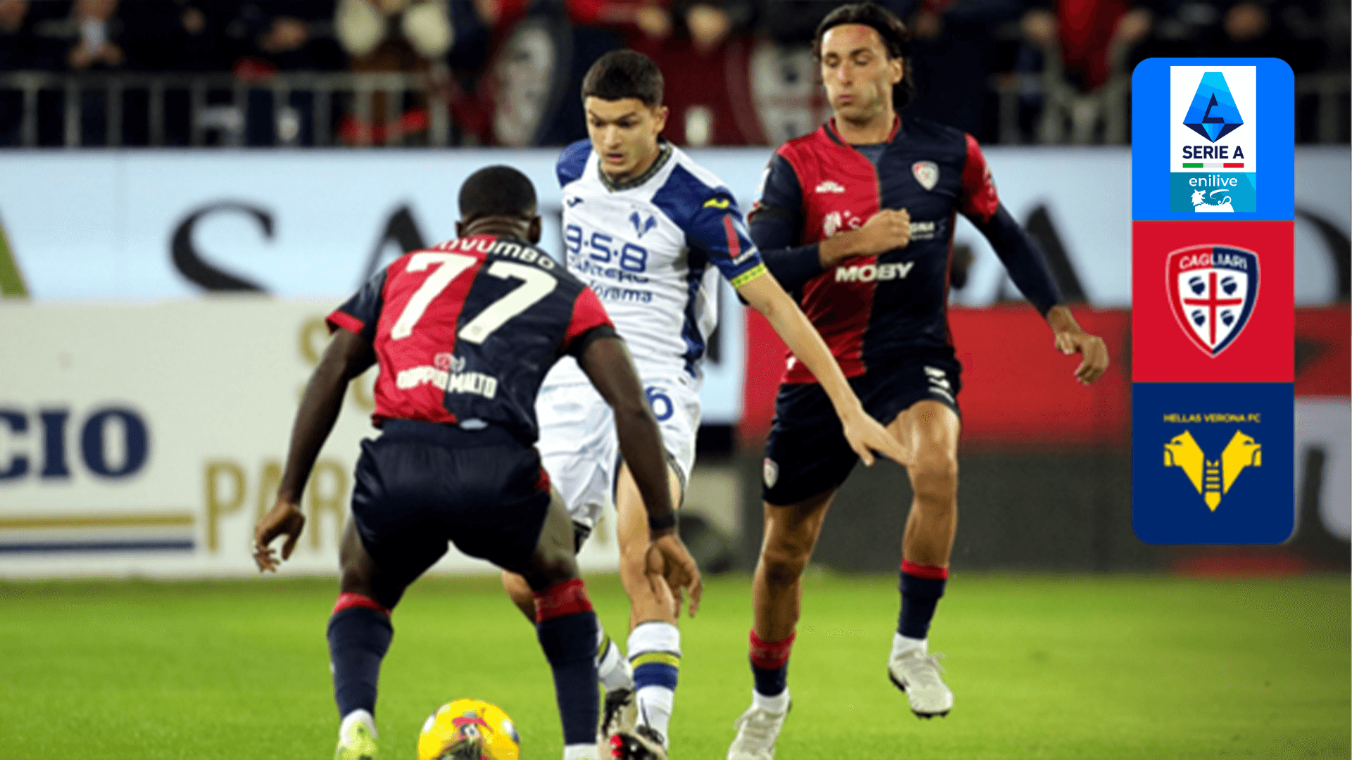 Kijk Cagliari Calcio - Hellas Verona Live Streams | DAZN BE