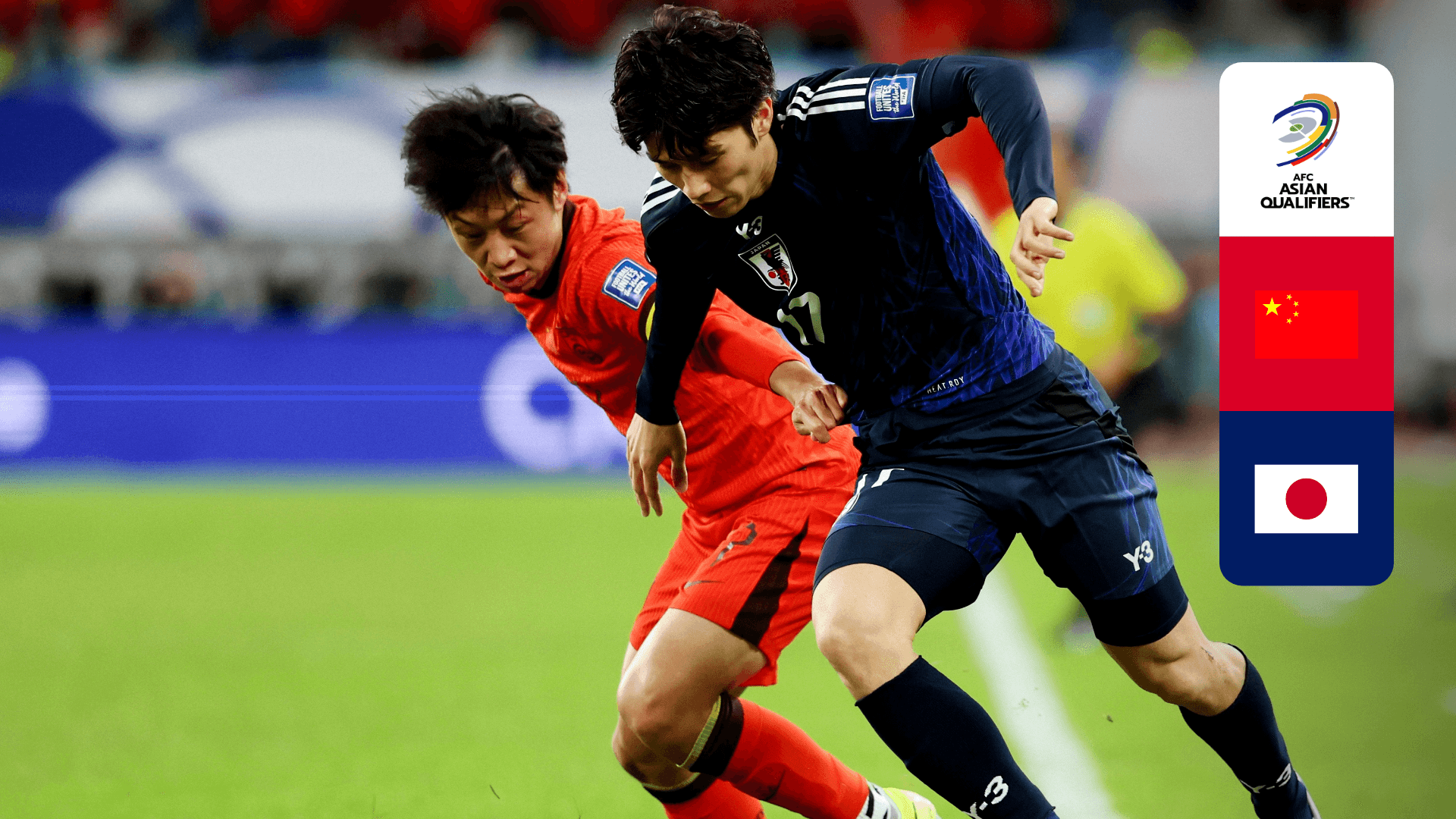 Watch China PR v Japan Live Stream | DAZN JP