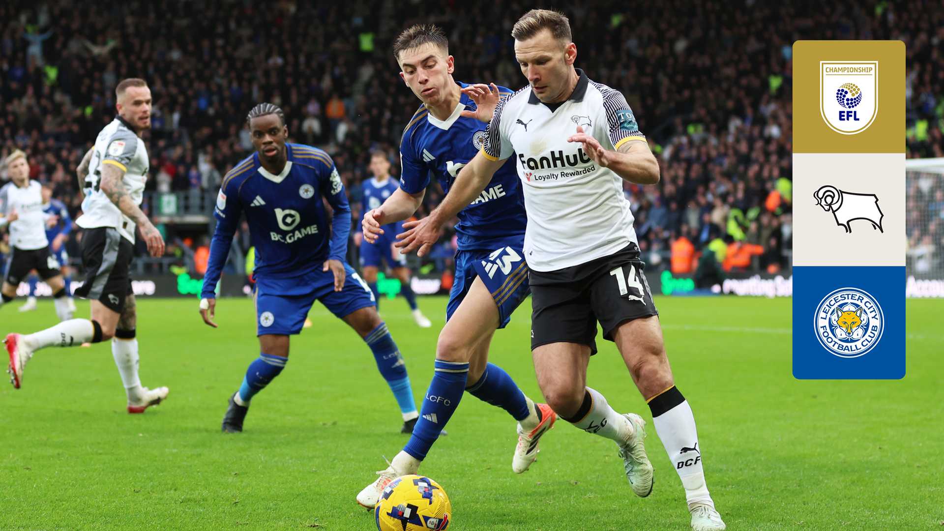 Watch Derby County v Leicester City Live Stream Online | DAZN JP