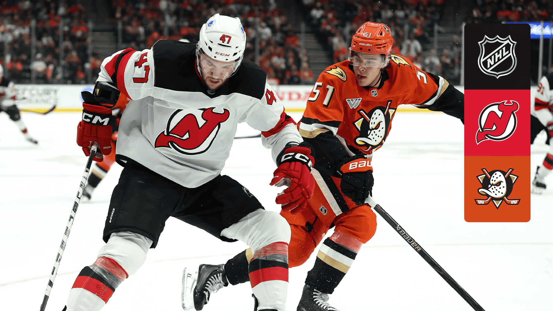 Watch Devils @ Ducks Live Stream Online | DAZN GR