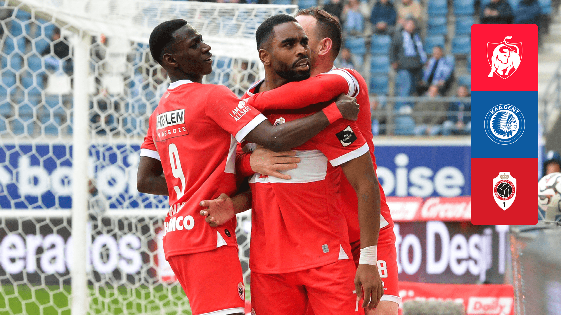 Regardez les diffusions en direct de KAA Gent - Royal Antwerp FC | DAZN BE