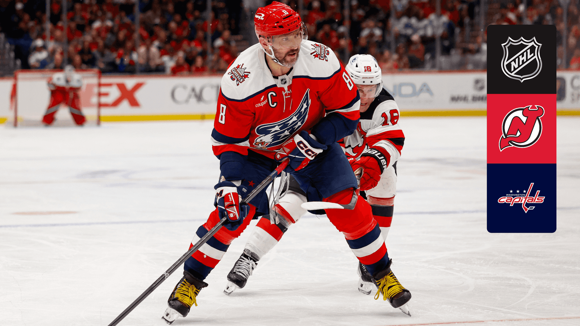 Watch Devils @ Capitals Live Stream Online | DAZN AT