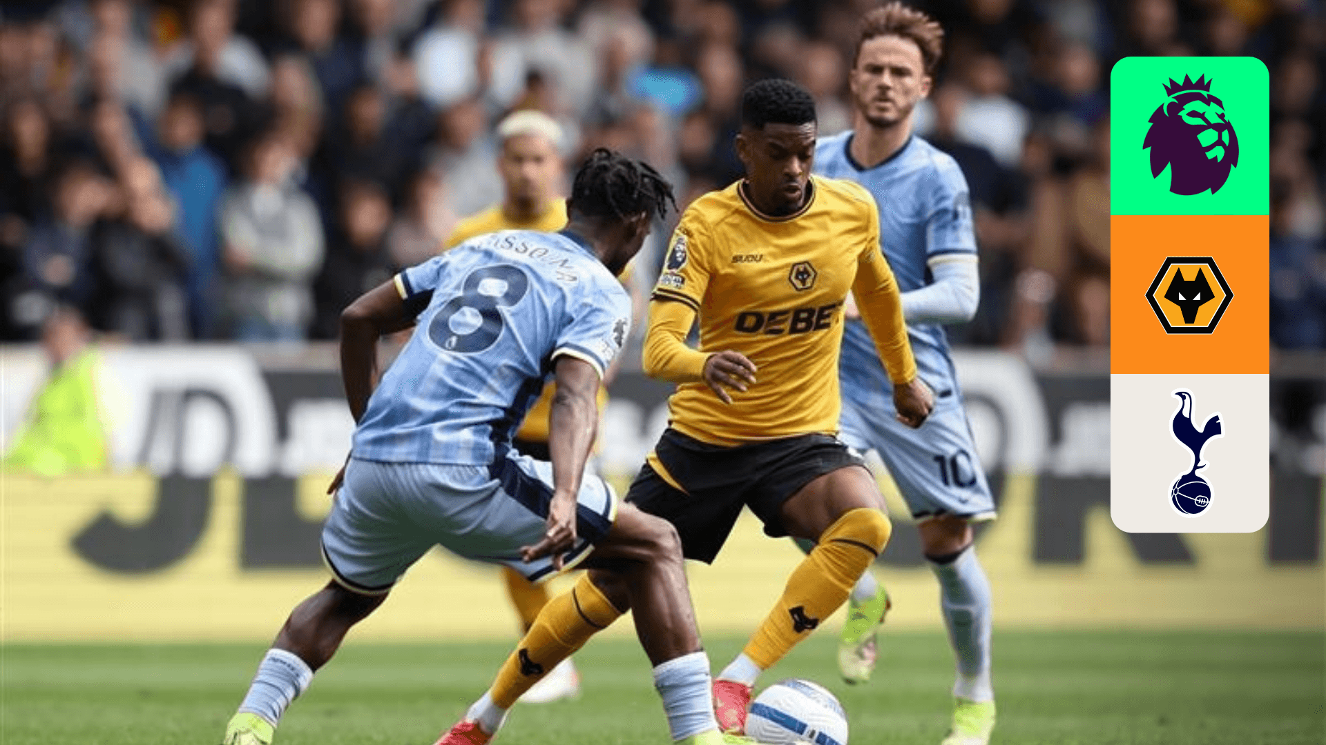 Watch Wolverhampton - Tottenham Live Stream | DAZN ES
