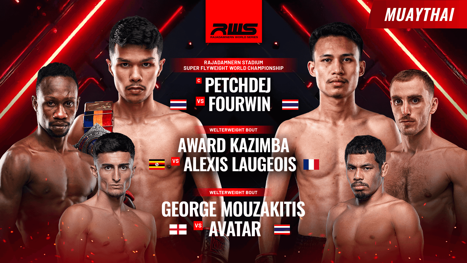 Watch RWS: Petchdej vs. Fourwin Live Stream Online | DAZN MX