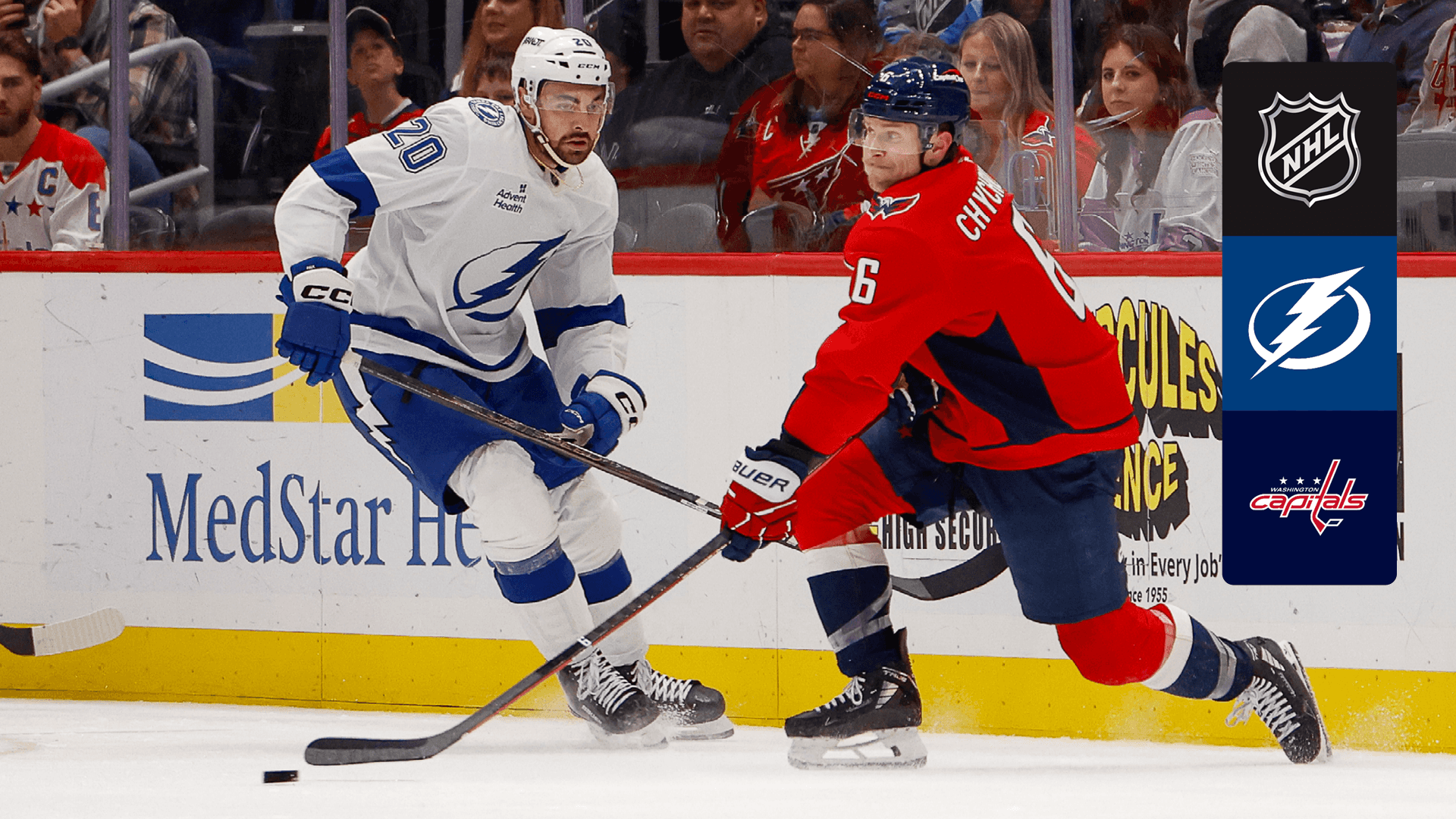Watch Lightning @ Capitals Live Stream Online | DAZN AE