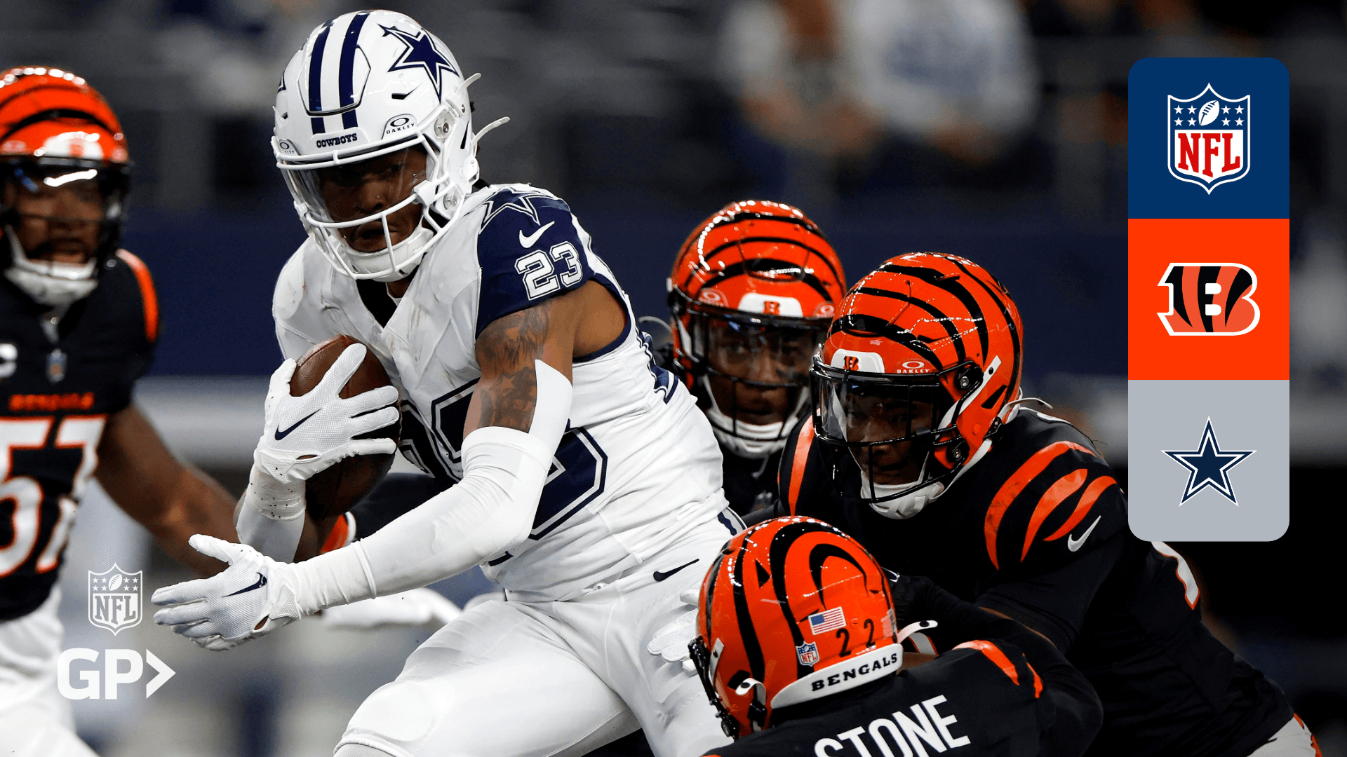 شاهد البث المباشر لـ Bengals @ Cowboys | DAZN AE