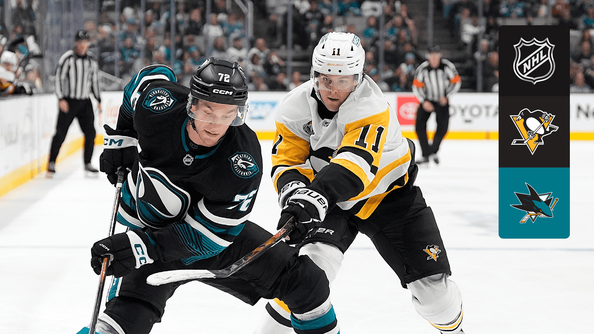 Watch Penguins @ Sharks Live Stream Online | DAZN TF