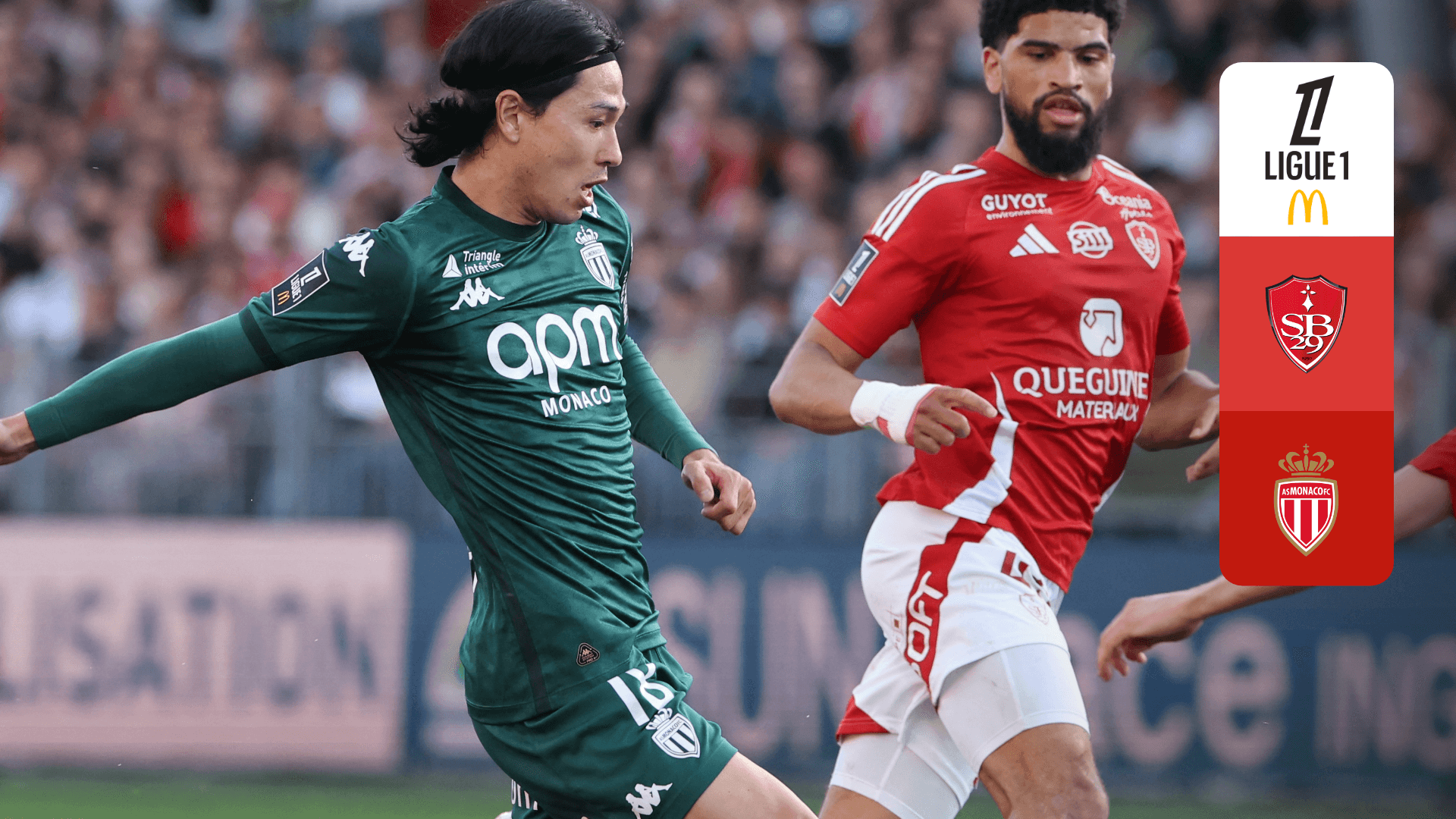 Brest v Monaco | DAZN JP