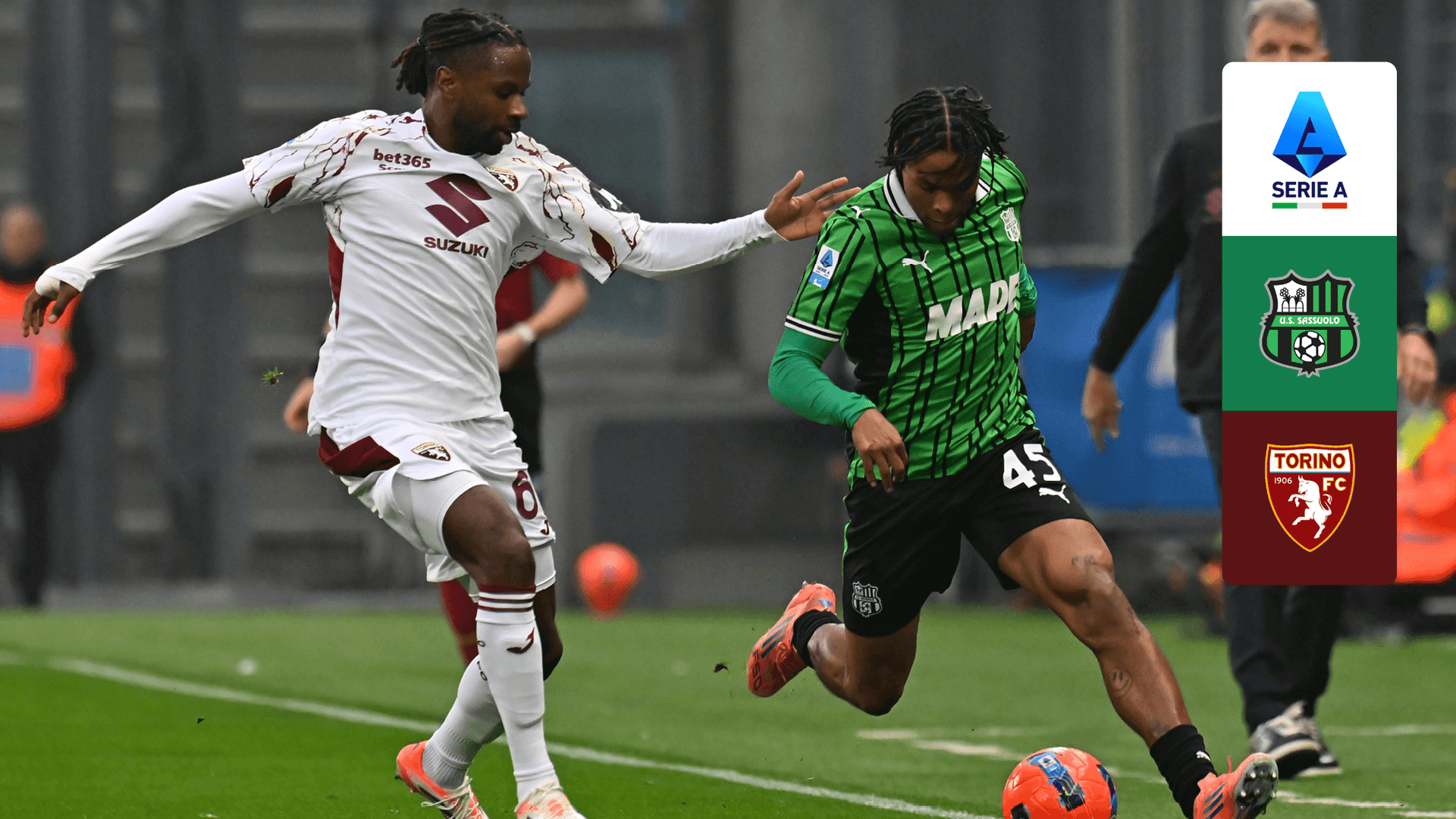 Watch Sassuolo vs. Torino (en Español) Live Stream Online | DAZN BB