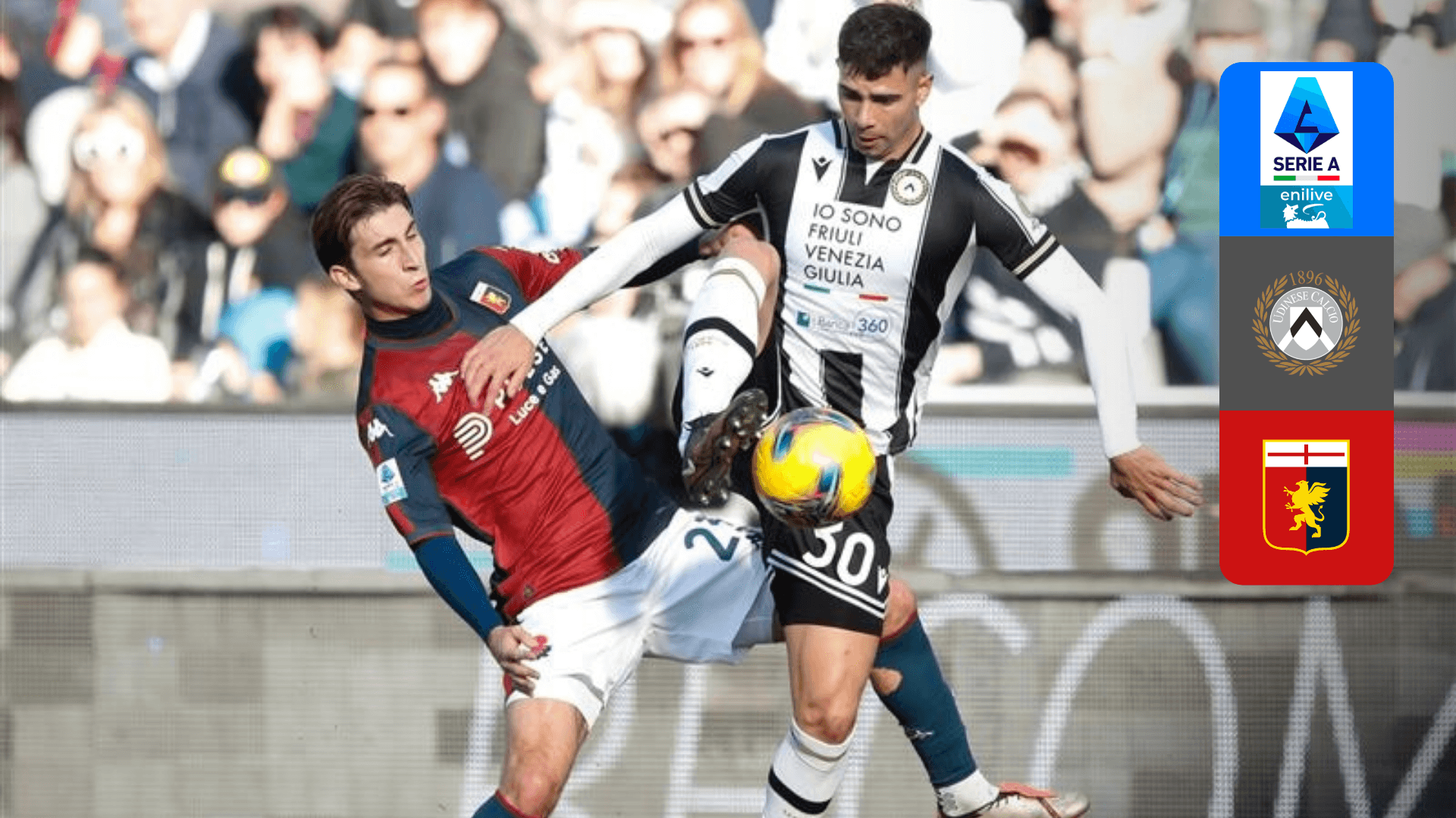 Watch Udinese Calcio - Genoa CFC Live Stream | DAZN BE