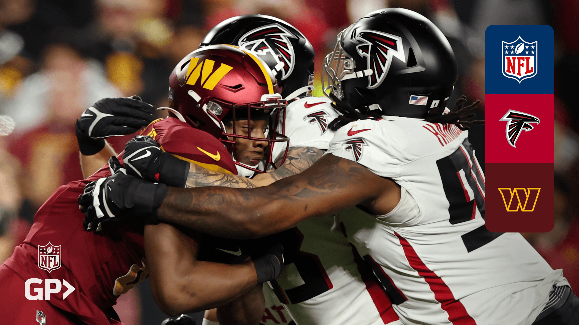 Watch Falcons @ Commanders Live Stream | DAZN PS