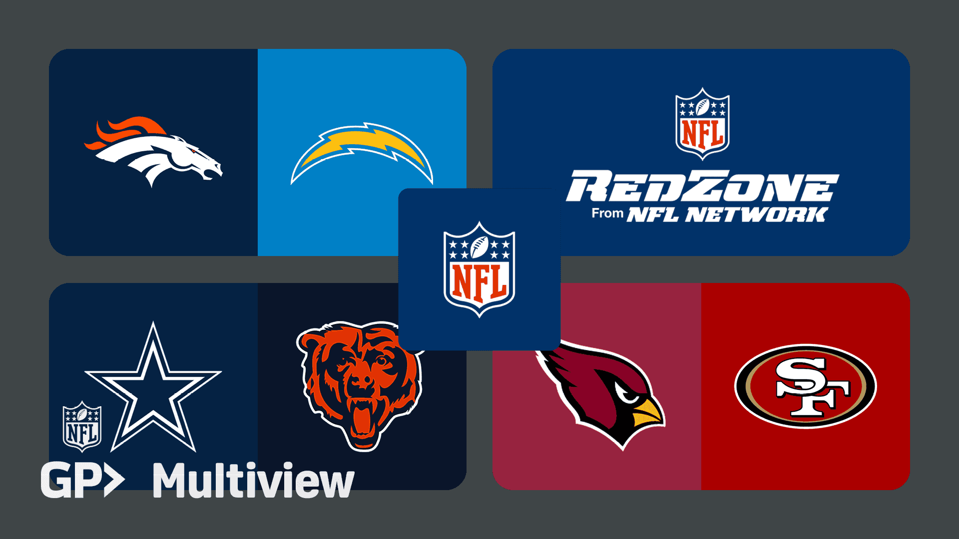 DEN @ LAC, RedZone , DAL @ CHI, ARI @ SF | DAZN GS