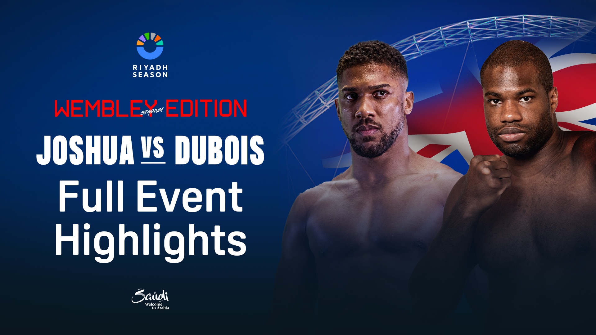 Assista agora mesmo a Riyadh Season Card - Joshua vs. Dubois: Full ...