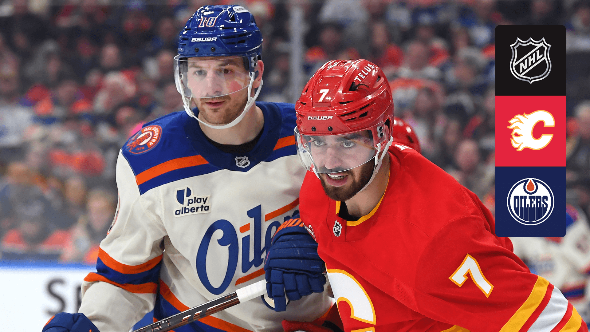 شاهد البث المباشر لـ Flames @ Oilers | DAZN SA