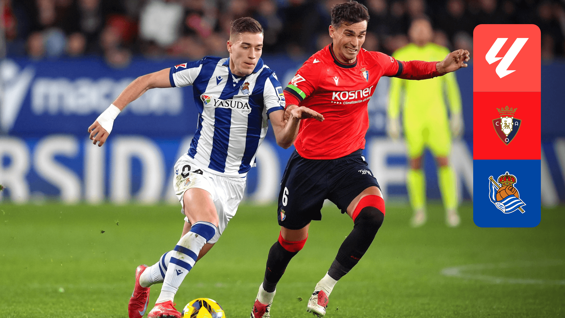 Watch Osasuna - Real Sociedad Live Stream | DAZN LU