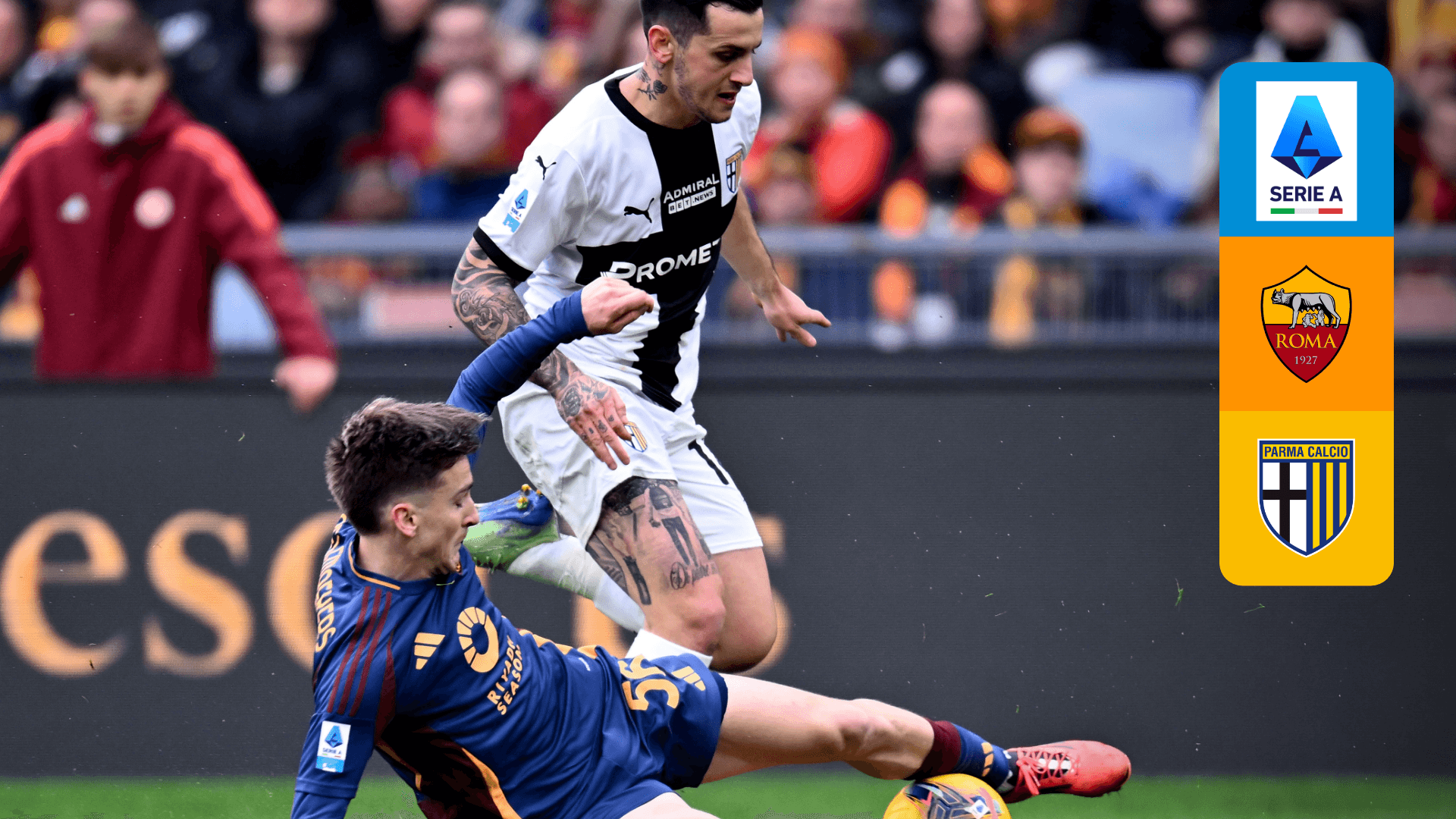 Watch Roma - Parma (Italian commentary) Live Stream | DAZN DE