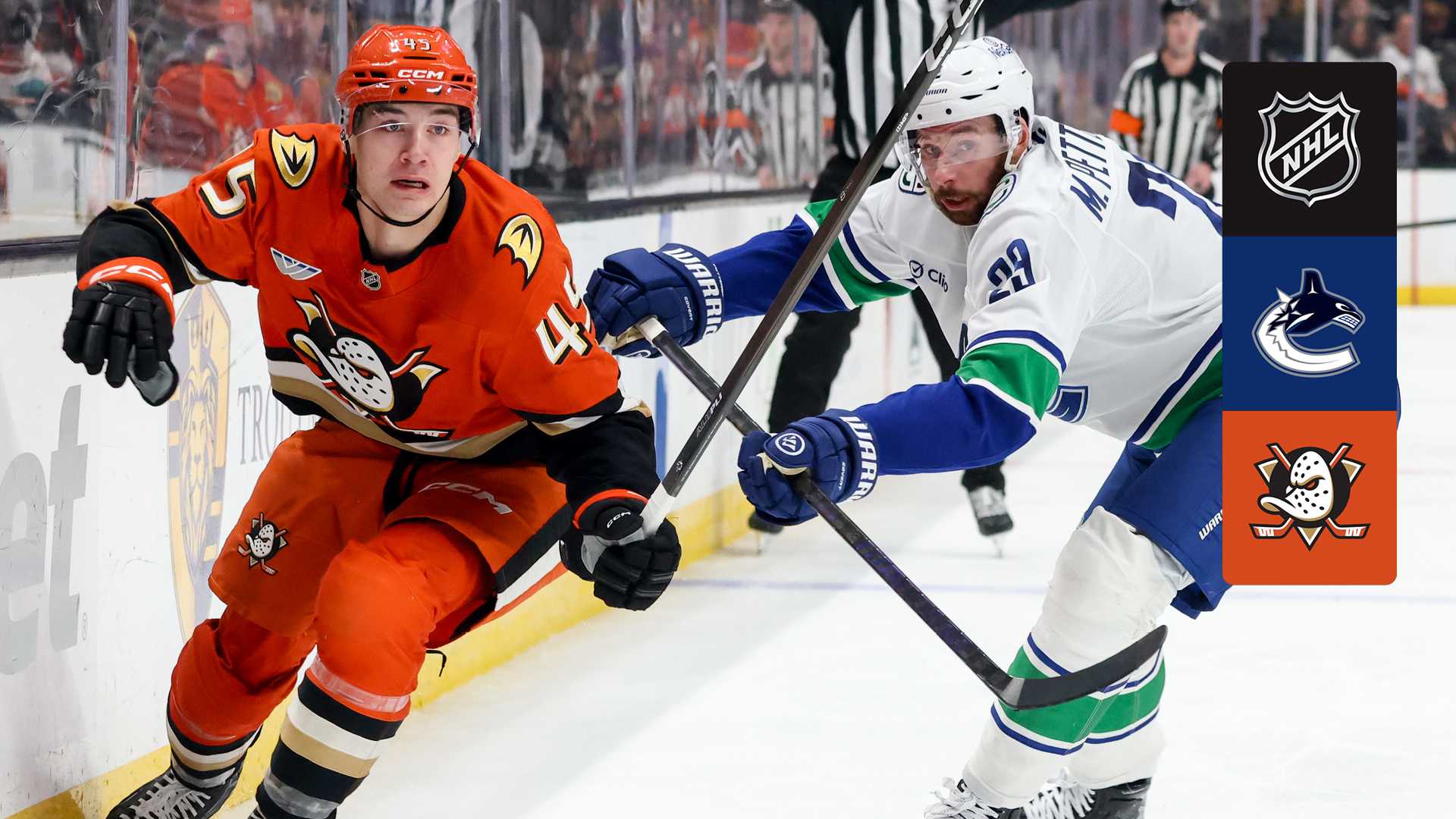 Canucks vs. Ducks in Diretta Streaming | DAZN IT