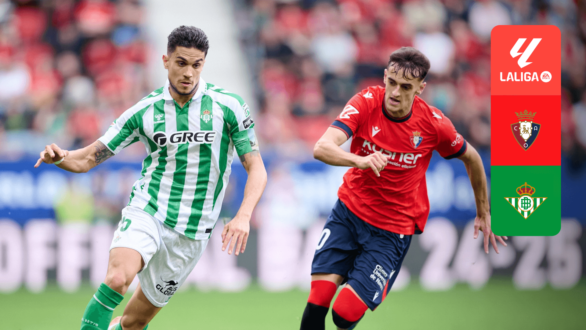 Watch CA Osasuna - Real Betis Live Stream | DAZN ES