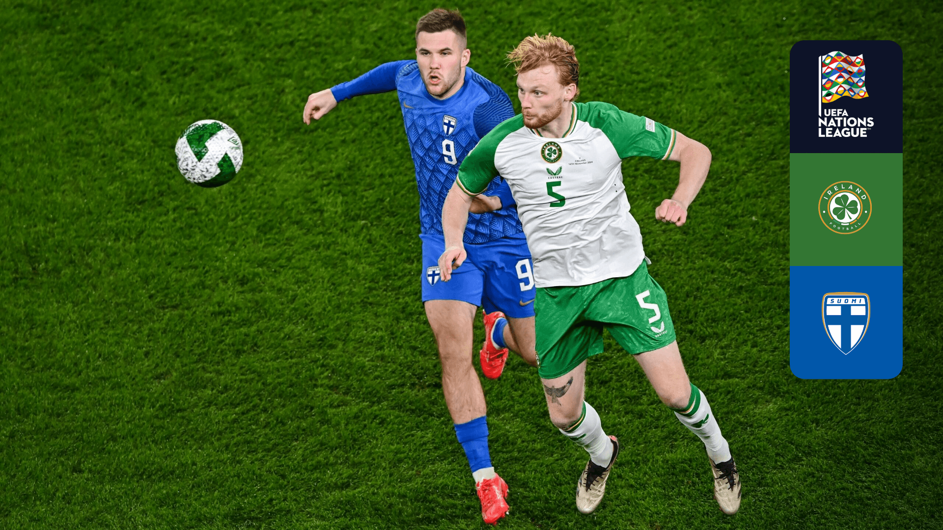 Watch Republic of Ireland - Finland Live Stream | DAZN BE