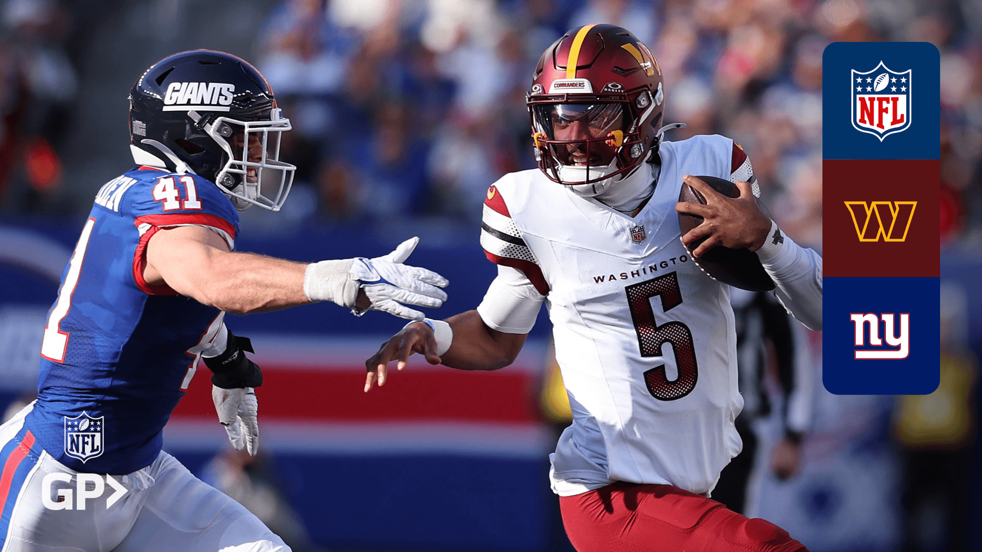 Commanders @ Giants in Diretta Streaming | DAZN IT