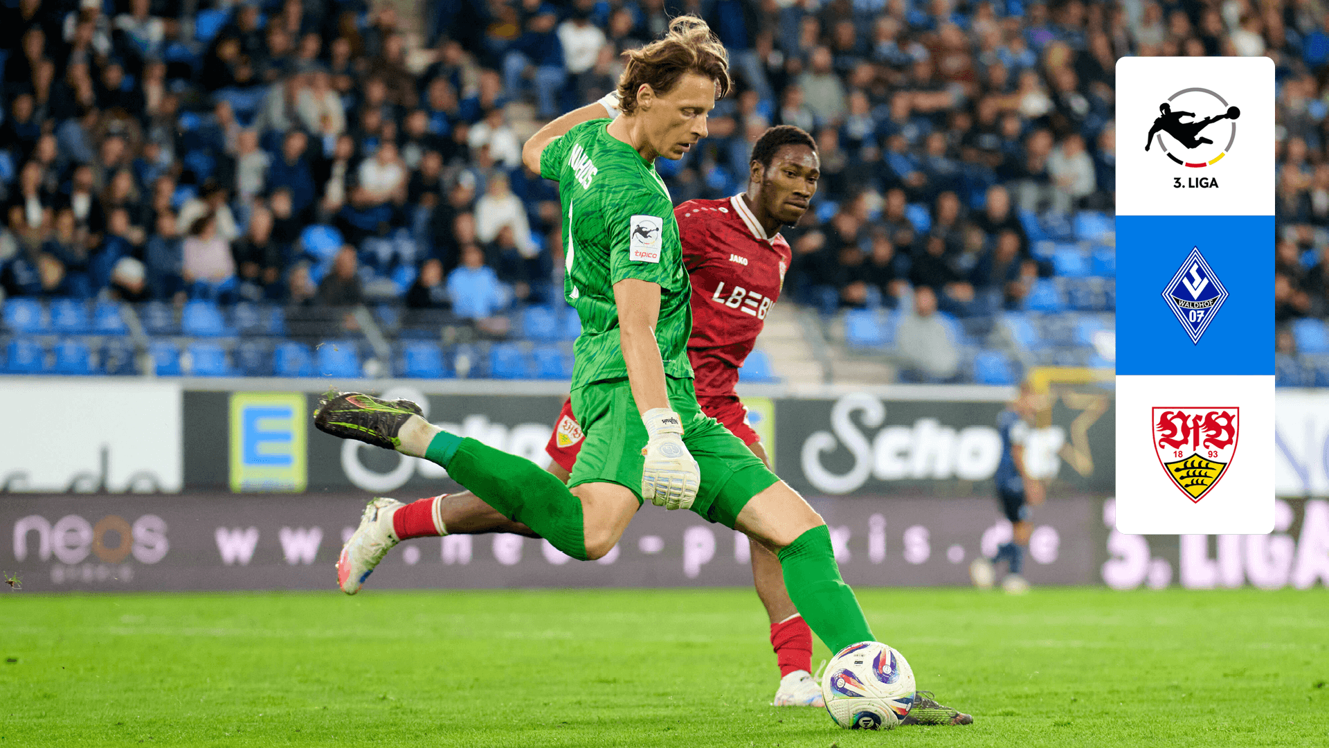 SV Waldhof Mannheim - VfB Stuttgart II Live Stream | Jetzt Anmelden | DAZN CH