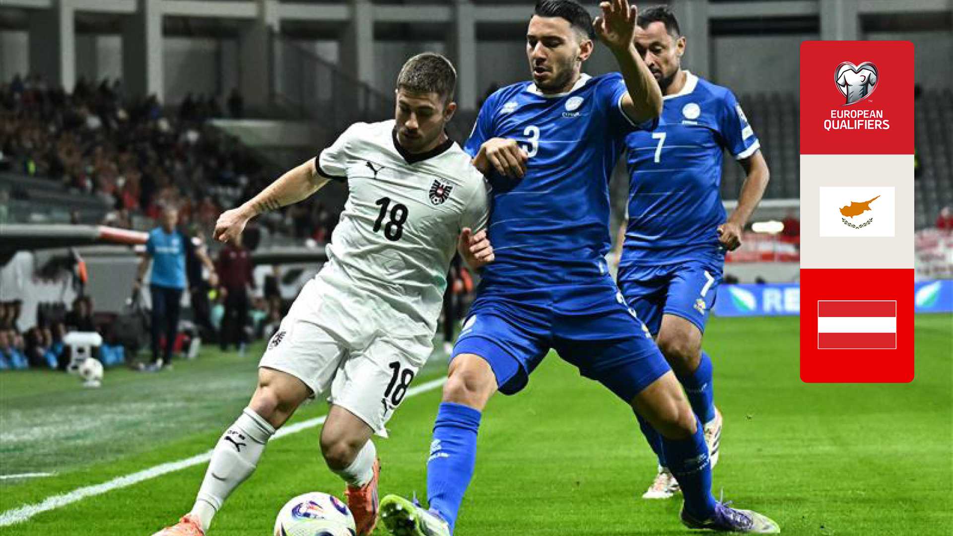 Watch Cyprus v Austria Live Stream Online | DAZN JP