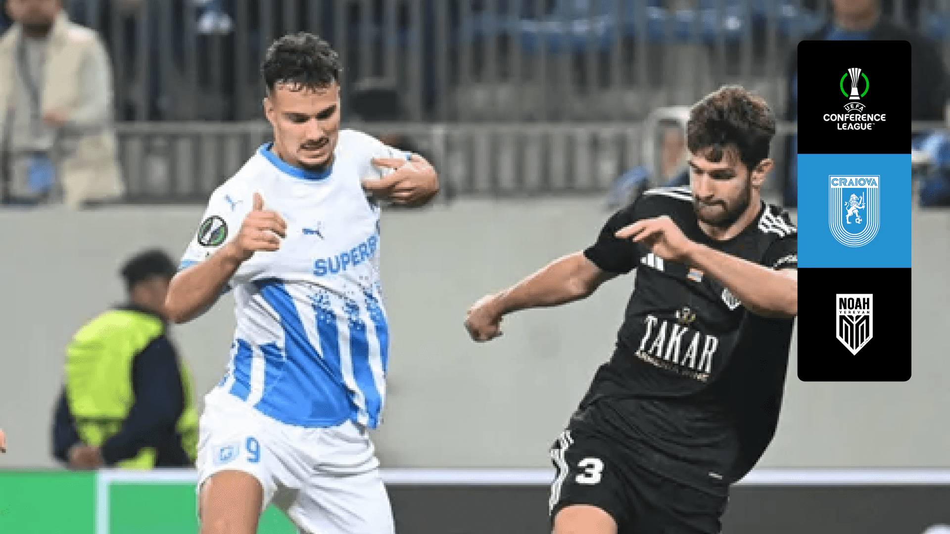 Vê Uni. Craiova x Noah em Direto Online | DAZN PT