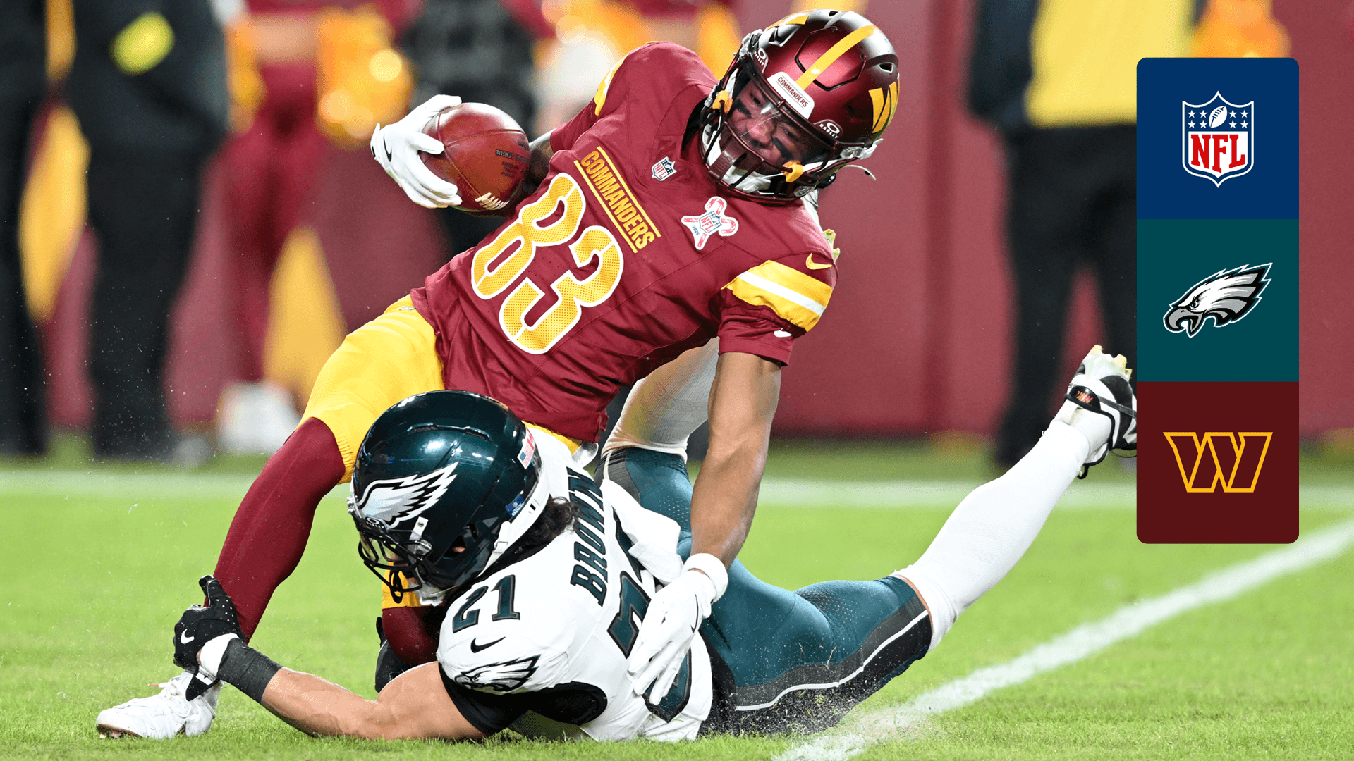 Watch Eagles @ Commanders (German commentary) Live Stream Online | DAZN CH