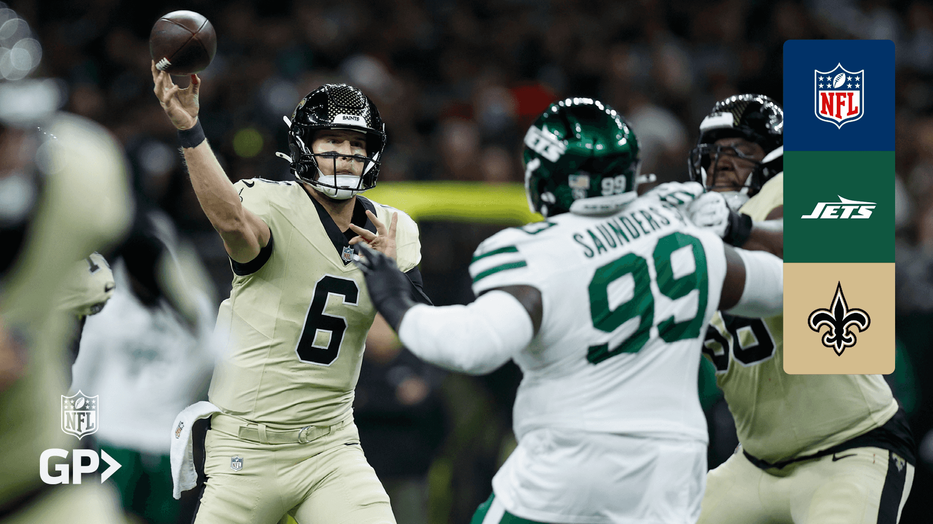 Watch Jets @ Saints (In Portuguese) Live Stream Online | DAZN AE