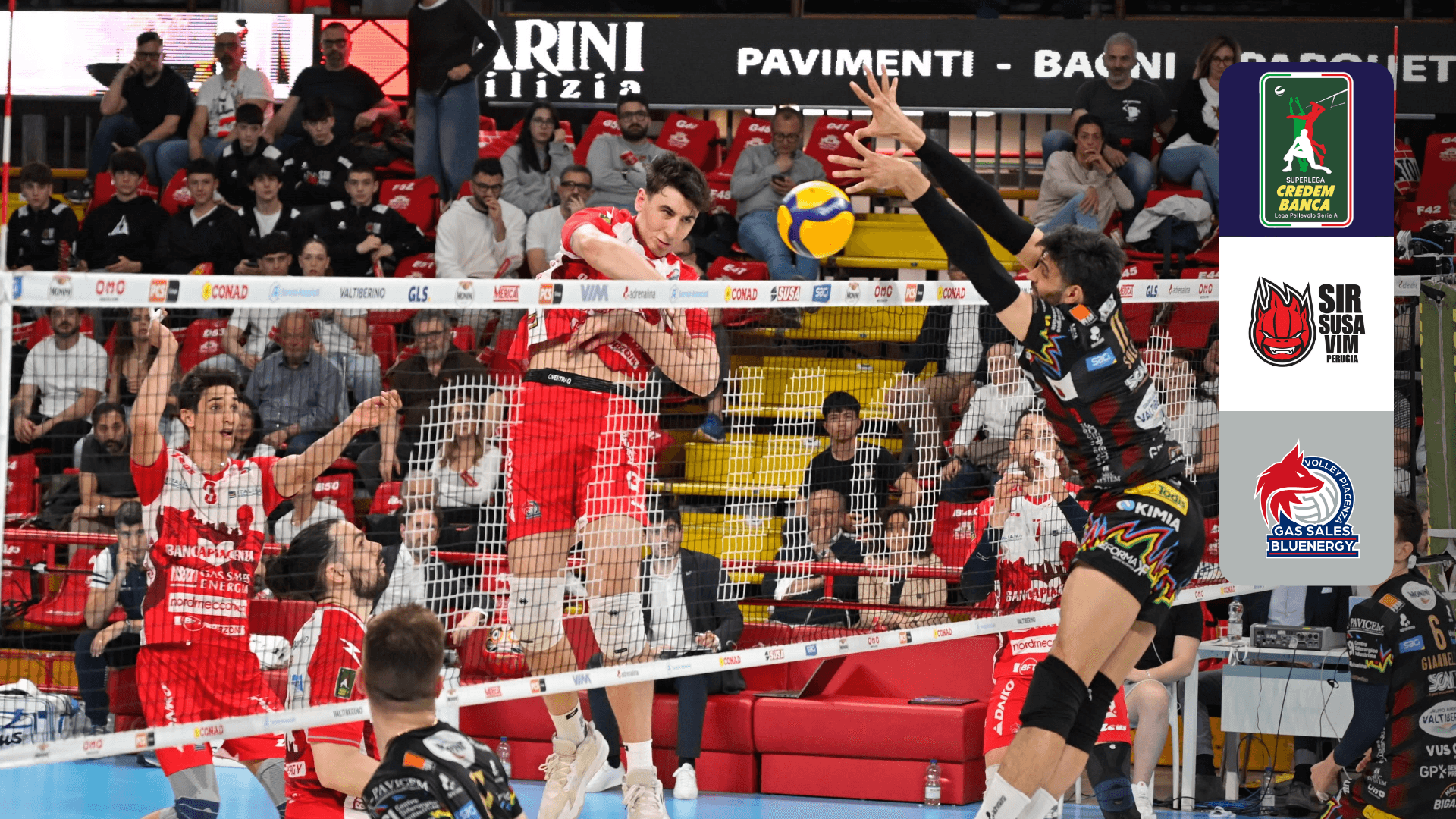 Finale 3° posto | Gara 1 | Sir Susa Vim Perugia - Gas Sales Bluenergy ...