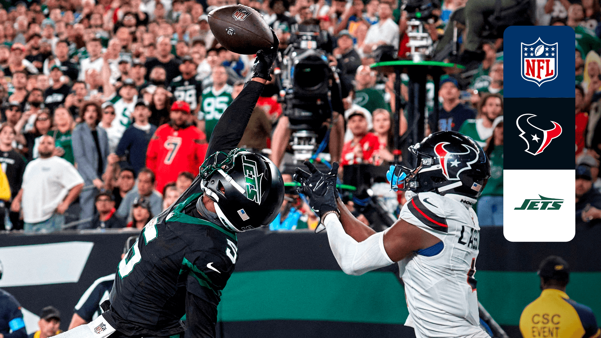 Watch Texans @ Jets (German commentary) Live Stream | DAZN LU