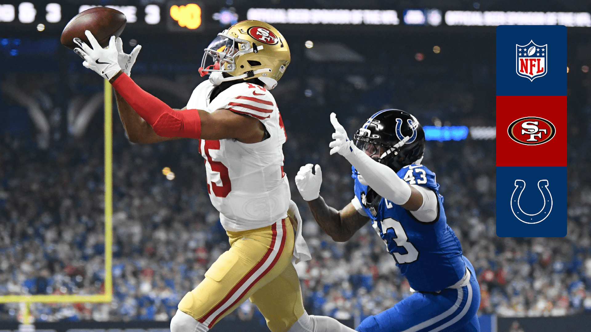 Watch 49ers @ Colts (German commentary) (CH) Live Stream Online | DAZN CH